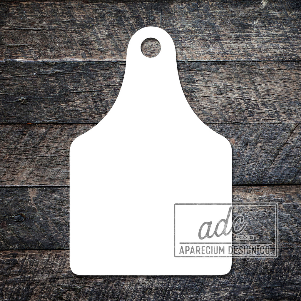 Cow Tag Sublimation Hardboard Blank – ApareciumDesignCo.